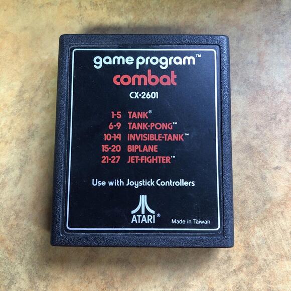 Video Games & Consoles | Combat Atari 260 Game Program Cx2601 Text ...